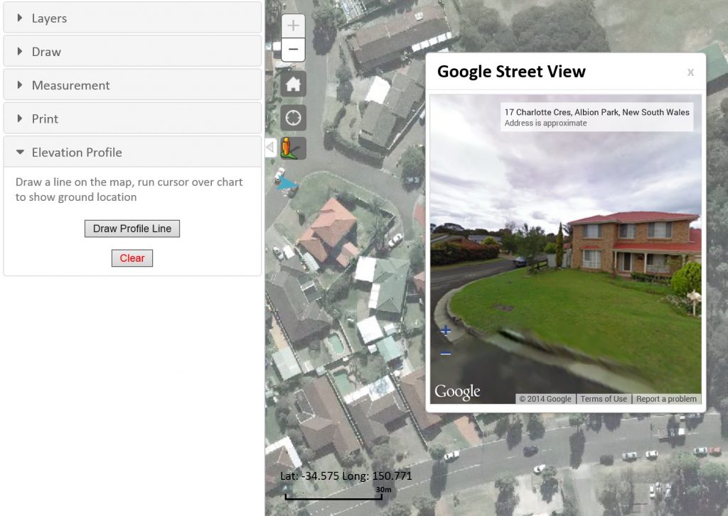 Configurable JavaScript mapping viewer